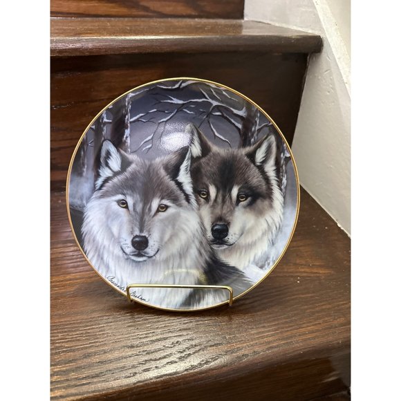 Franklin Mint | Accents | Eyes Of Winter By Cassandra Graham Plate ...